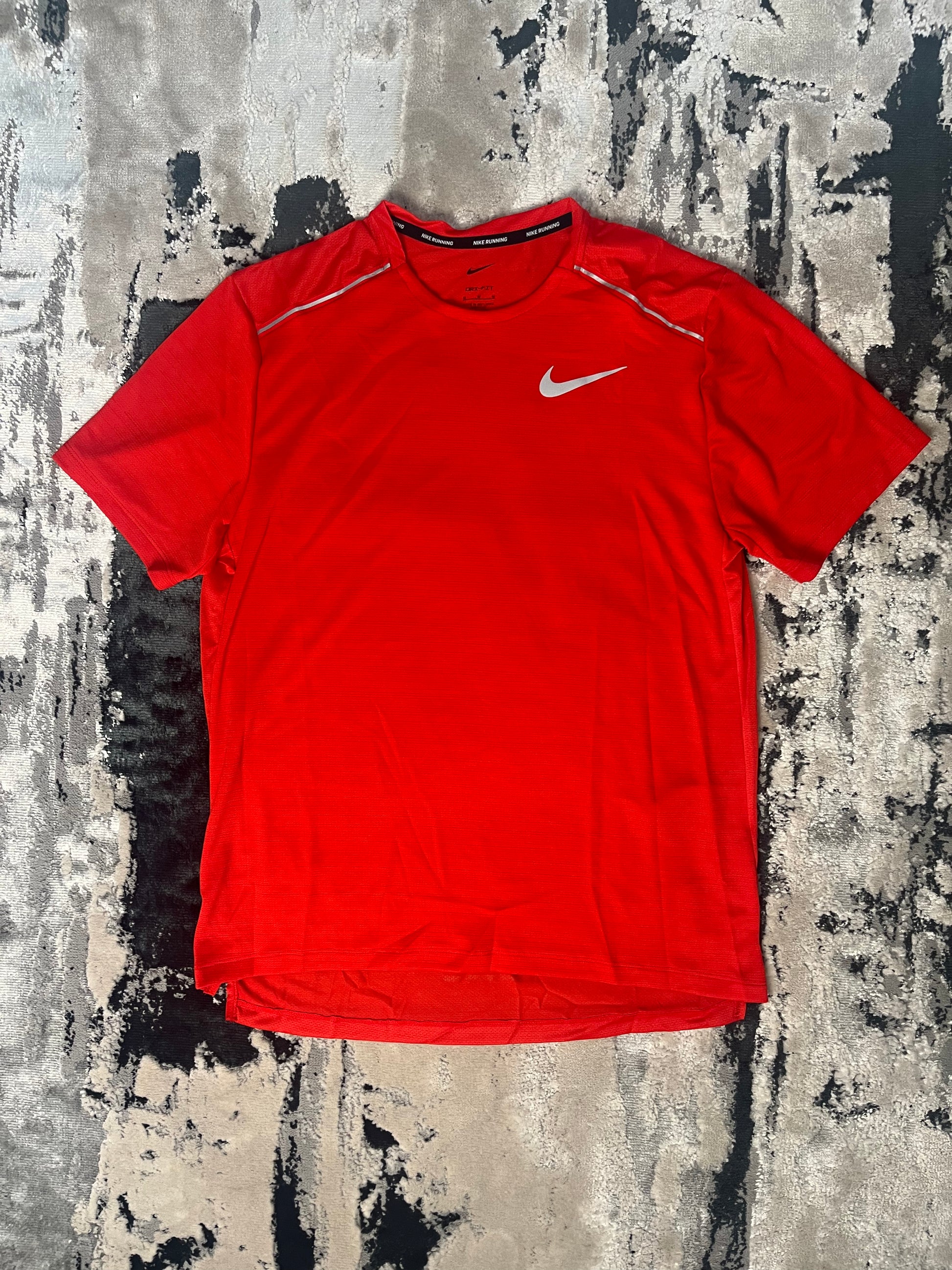 NIKE MILER 1.0 T SHIRT - RED – ACTIVE TRENDZ LTD
